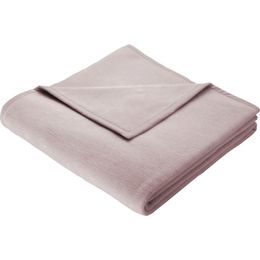 Biederlack Wohndecke &raquo;Cotton Home&laquo; im Uni Design, Kuscheldecke beige Baumwolle, Polyacryl B/L: 150cm x 220cm