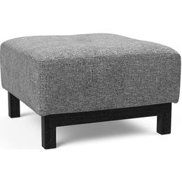 INNOVATION LIVING Polsterhocker moderner Stil, vielseitig einsetzbar grau 100% Polyester B/H/T: 65cm x 40cm x 65cm