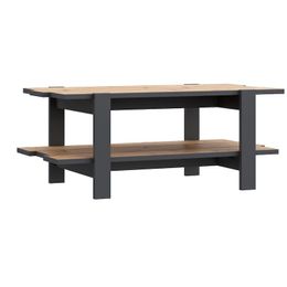 FORTE Couchtisch &raquo;Leokadia&laquo; Breite ca. 110 cm grau B/H/T: 110cm x 45,5cm x 60cm