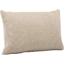 Kissenbezug &raquo;Flanell Baumwolle Kopfkissenbezug - Premium Kissenbezug&laquo; Gr&ouml;&szlig;e 80x80, 40x80 und 70x90 cm; versteckter Rei&szlig;verschluss beige Flanell, 