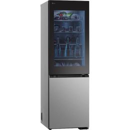 LG K&uuml;hl-/Gefrierkombination InstaView &raquo;GBG5160CPY&laquo; 186 cm hoch 59,5 cm breit silber Multi-Airflow Umluftk&uuml;hlung: innovative Luftzirkulation im 