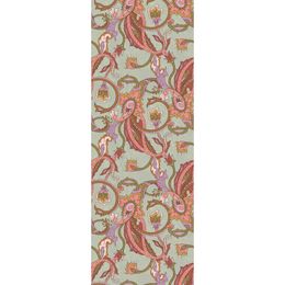 queence Vinyltapete &raquo;Jesse&laquo; Motiv bedruckt botanisch floral gemustert nat&uuml;rlich glatt 90x250cm, selbstklebend, kinderleichte Anbringung,, Sticker bunt