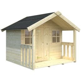 Palmako Spielhaus &raquo;Felix 1,9 m&sup2;&laquo; mit Terrasse beige Holzwerkstoff Einheitsgr&ouml;&szlig;e
