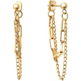Firetti Damen Paar Ohrstecker &raquo;Schmuck Geschenk Ohrschmuck Ohrringe&laquo; gold Edelstahl