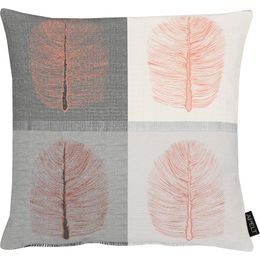 Apelt Dekokissen &raquo;Vito&laquo; Kissenh&uuml;lle mit F&uuml;llung, 1 St&uuml;ck rot Polyester B/L: 45cm x 45cm, 1 Stk.