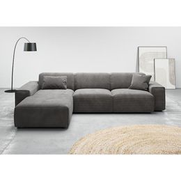 Home Affaire Ecksofa &raquo;Glimminge auch in Breitcord, Feincord, Boucl&eacute; + Easy care-Bezug&laquo; L-Form, Breite 294, Zierkissen grau 12% Polyaxryl, 88% 