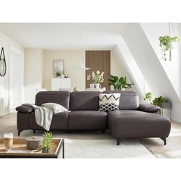 Musterring Ecksofa &raquo;MR370 mit/ohne Relaxfunktion, verschiedene Unterfederungen zur Auswahl&laquo; Farbe, Material, Sitzkomfort und Funktion w&auml;hlbar, Ma&szlig;e 280 x 180 cm 