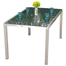 Merxx Gartentisch &raquo;Ferrara&laquo; 90x150 cm grau B/H/T: 90cm x 75cm x 150cm