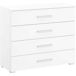 Rauch Schubkastenkommode &raquo;Sideboard Kommode Schubkastenkommode KOLUNA mit Dekorfront&laquo; Breite 80 cm mit moderner Dekorfront, vier gro&szlig;e und ger&auml;umige 