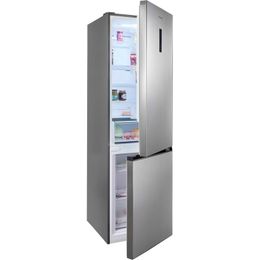 Privileg K&uuml;hl-/Gefrierkombination &raquo;PRK2 6371 S6&laquo; 200 cm hoch 59,5 cm breit Extra Cooling-Funktion mit einem Tastendruck durch Push&Go silber