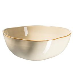 M&auml;ser M&Auml;SER Sch&uuml;ssel &raquo;Cordelia, Schale, aus Steinzeug, &Oslash; 28 cm&laquo; 1 Stk. aus Steinzeug beige Steinzeug &Oslash; 28cm