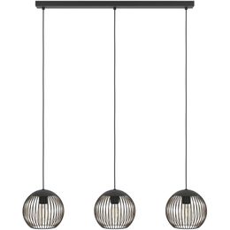 Eglo H&auml;ngeleuchte &raquo;ALMANZORA Pendellampe - Stahl - E27 - 3X60W - IP20&laquo; E27 1 Stk. H&auml;ngelampe, Deckenlampe, Wohnzimmer, Esszimmer, L90 x B20 x H110 cm 