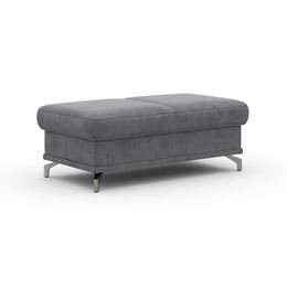 Sit & More sit&more Hocker &raquo;Cabrio, B: 133 cm&laquo; individuell zu kombinieren, Federkern grau 100% Polyester B/H/T: 133cm x 48cm x 72cm, Struktur weich