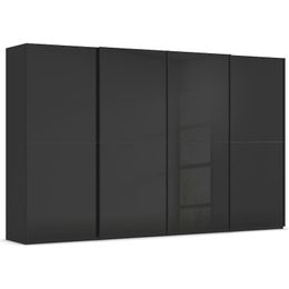Rauch Schwebet&uuml;renschrank &raquo;Kleiderschrank Schrank Garderobe Schlafzimmerschrank SCALE-DUO&laquo; edle zweigeteilte T&uuml;ren Glas-Front mit 3 Zierleisten MADE 