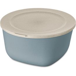 Koziol Frischhaltedose &raquo;CONNECT BOX&laquo; Made in Germany. Biozirkul&auml;rer Kunststoff, 4 L blau Kunststoff B/H/L: 24,7cm x 13cm x 25,2cm