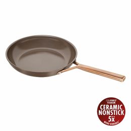 Zwilling Bratpfanne &raquo;Milano&laquo; Aluminium 1 tlg. Keramik-Antihaftbeschichtung, Induktion, Made in Italy braun &Oslash; 28cm + H&ouml;he 8cm