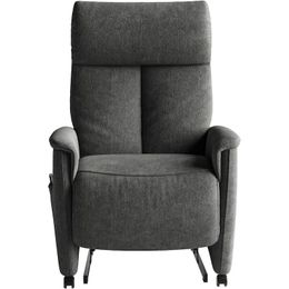 Sit & More sit&more TV-Sessel &raquo;Cremona Comfort&laquo; wahlweise manuell oder elektrischer Funktion mit Akku grau 100% Polyester Microfaser, Ergonomie M2,mit 