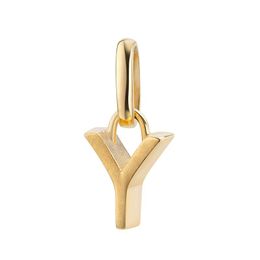 Firetti Damen Kettenanh&auml;nger &raquo;Schmuck Geschenk Gold 333 Halsschmuck Anh&auml;nger Buchstabe Alphabet&laquo; gold Y, Gelbgold 333, 0,83 g