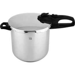 CS SOLINGEN Schnellkochtopf &raquo;Kaiserslautern&laquo; Edelstahl silber 10 l + &Oslash; 24cm + H&ouml;he 23cm