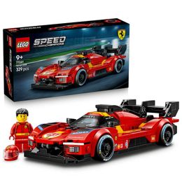 Lego Konstruktionsspielsteine &raquo;Ferrari 499P (77261), Lego Speed Champions&laquo; Made in Europe rot Einheitsgr&ouml;&szlig;e Konstruktionsspielsteine