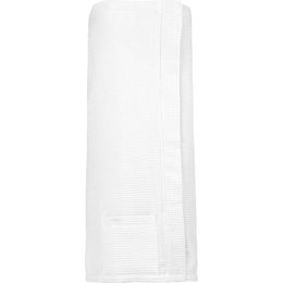 Vossen Kilt &raquo;Well-L, ideal f&uuml;r Sauna & Spa&laquo; 1 Stk. Saunakilt f&uuml;r Damen, Waffelpiqu&eacute;-Struktur, reine Baumwolle, Kn&ouml;pfe wei&szlig; Waffelpiqu&eacute; L: 80cm