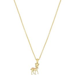 Prinzessin Lillifee Damen Kette mit Anh&auml;nger &raquo;Rehkitz-Motiv&laquo; bunt Silber 925 (Sterlingsilber), L: 38