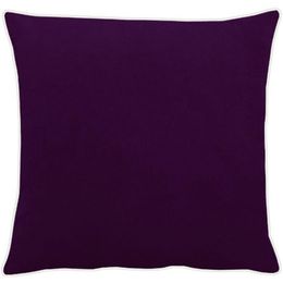 Apelt Dekokissen &raquo;Tahiti&laquo; Kissenh&uuml;lle ohne F&uuml;llung, 1 St&uuml;ck lila Baumwolle, Polyester B/L: 46cm x 46cm, 1 Stk.