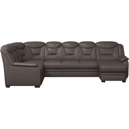 COTTA Wohnlandschaft &raquo;Marcus U-Form&laquo; wahlweise mit Schlaffunktion & Stauraum braun 64% Polyurethan, 25% Polyester, 11% Baumwolle B/H/T: 330cm x 99cm x