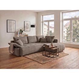 Collection AB Ecksofa &raquo;Funtastic L-Form, B: 213 cm, Schlaffunktion, Bettkasten, auch in Cord&laquo; Armteilverstellung, Bonnellfederkern, frei stellbar 