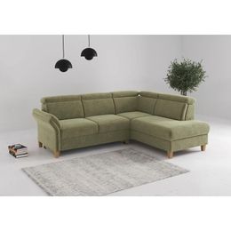 OTTO home Ecksofa &raquo;Glendale, L-Form&laquo; inkl. Kopfteilverstellung, wahlweise mit Vorziehsitz und Bettkasten 100% Polyester B/H/T: 247cm x 84cm x 193cm, 