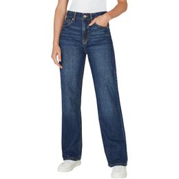 Pepe Jeans Damen Straight-Jeans &raquo;STRAIGHT JEANS HW ROBYN&laquo; mit hohem Bund blau 25, L&auml;nge 30