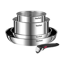 Tefal Topf-Set &raquo;Ingenio Emotion&laquo; Set, 5 Stk. tlg. Edelstahl silber H&ouml;he 14,8cm