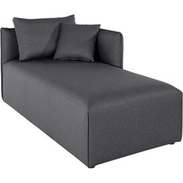 OTTO home Ottomane &raquo;N&ouml;re&laquo; Modul - zum Zusammenstellen; in vielen Bezugsqualit&auml;ten und Farben grau Samtoptik (100% Polyester);Struktur (100% 