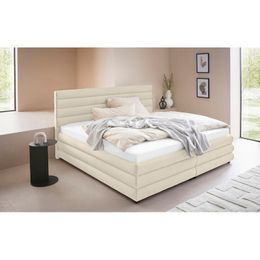 LeGer Home by Lena Gercke Polsterbett &raquo;Maylis&laquo; wahlweise mit und ohne Matratze und Lattenrost, auch in 200cm Breite beige 100% Polyester Liegefl&auml;che 