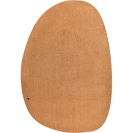 Tom Tailor HOME Hochflor-Teppich &raquo;Shaggy Teppich Cozy&laquo; oval 25 mm H&ouml;he Uni Farben, auch in Pastell Farben, weich & kuschelig, organische Form gold 