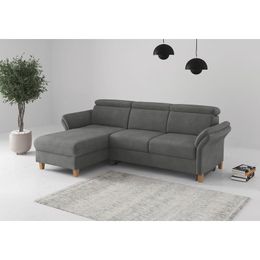 OTTO home Ecksofa &raquo;Glendale, L-Form&laquo; inkl. Kopfteilverstellung, wahlweise mit Vorziehsitz und Bettkasten 90% Polyester, 10% Polyamid B/H/T: 253cm x 