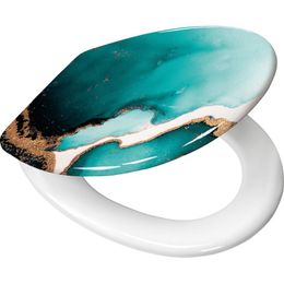 Kleine Wolke WC-Sitz &raquo;Teal&laquo; Duroplast Einheitsgr&ouml;&szlig;e