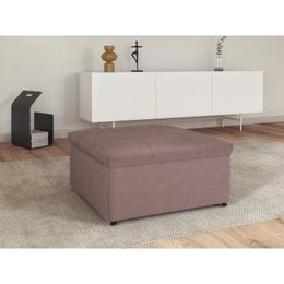 DOMO collection Hocker &raquo;SPLASH 87x87 cm, komfortabel, modernes Design&laquo; lila 100% Polyester B/H/T: 87cm x 40cm x 87cm, Webstoff