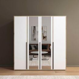 Rauch Dreht&uuml;renschrank &raquo;Kleiderschrank Schrank Garderobe W&auml;scheschrank NAGATA mit Spiegel&laquo; in 3 verschiedenen Ausstattungen BASIC/CLASSIC/PREMIUM, und