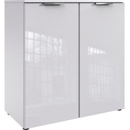 wimex Kommode &raquo;Level36 C by fresh to go&laquo; mit Glaselementen auf der Front, soft-close Funktion, 81cm breit wei&szlig; Holzwerkstoff B/H/T: 81cm x 92cm x 41cm, 2 