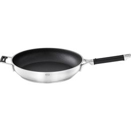 R&ouml;sle R&Ouml;SLE Bratpfanne &raquo;SILENCE PRO&laquo; Edelstahl 18/10 1 Stk. tlg. kratzfeste Premium-Antihaftversiegelung, Silikongriff, Induktion silber &Oslash; 32cm + H&ouml;he 10cm