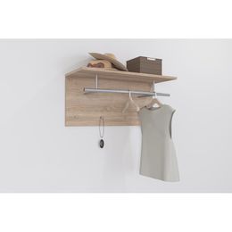 FMD Garderobenpaneel &raquo;Spot&laquo; braun Holzwerkstoff B/H/T: 72cm x 35cm x 29,5cm