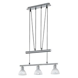 Trio Leuchten LED Pendelleuchte &raquo;LEVISTO&laquo; E14 LED H&auml;ngelampe, LED H&auml;ngeleuchte grau 3