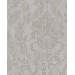 marburg Vliestapete ornamental Ornament, moderne Tapete f&uuml;r Wohnzimmer Schlafzimmer K&uuml;che grau Vlies B/L: 0,53m x 10,05m