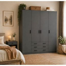 Home Affaire Kleiderschrank &raquo;Sprint, viel Stauraum, robuste Qualit&auml;t, 3 Breiten 98, 147, 195 cm&laquo; Breite 98,5/147 oder 195,5 cm, je mit Einlegeb&ouml;den 