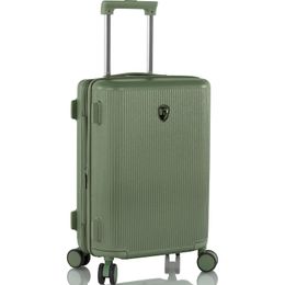 Heys Herren Hartschalen-Trolley &raquo;Earthtone, verschiedene Gr&ouml;&szlig;en und Farben&laquo; 43 l 4 Rollen Reisegep&auml;ck TSA Schloss Volumenerweiterung gr&uuml;n B/H/T: 35cm 