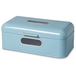 ECHTWERK Brotkasten &raquo;Retro-Brotbox aus Metall "big"&laquo; Brotbeh&auml;lter im Retro-Design, 2 praktische Sichtfenster Metall B/H/L: 23,8cm x 17cm x 42,5cm