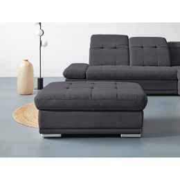 COTTA Hocker &raquo;Holiday&laquo; 1 Stk. tlg. schwarz 90% Polyester, 10% Polyamid B/H/T: 112cm x 46cm x 72cm, Chenille-Struktur