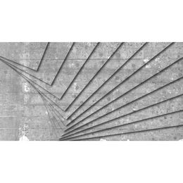 ARCHITECTS PAPER Fototapete &raquo;Atelier 47 Concrete Art 2&laquo; Steinoptik glatt Vlies, Wand, Schr&auml;ge, Decke grau Vlies B/L: 5m x 2,7m
