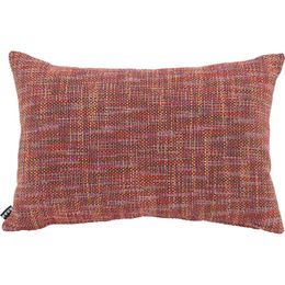 HOCK Dekokissen &raquo;Refosco&laquo; mit feinem Karomuster, Kissenh&uuml;lle mit F&uuml;llung, 1 St&uuml;ck rot Polyester B/L: 40cm x 60cm, 1 Stk.